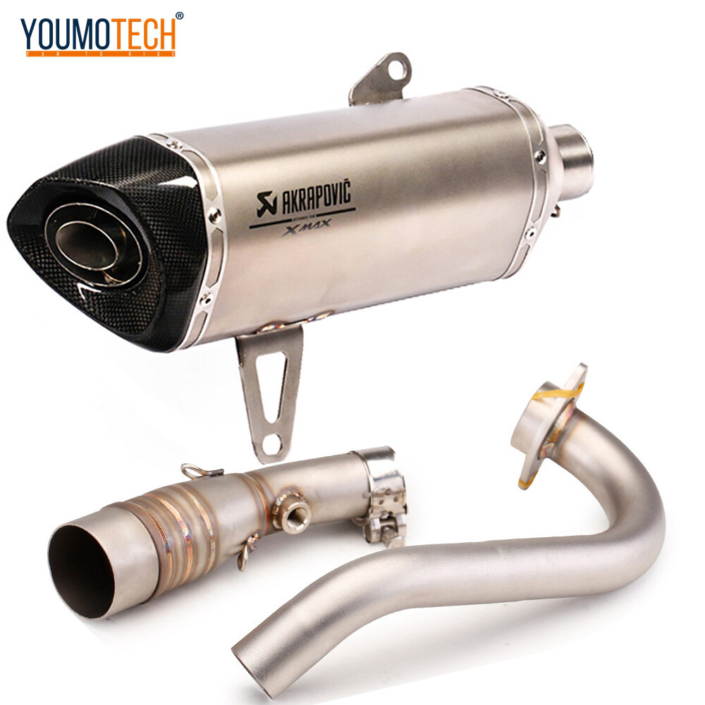 For YAMAHA Xmax300 Xmax250 2017-2023 Motorcycle Modified Full Exhaust ...
