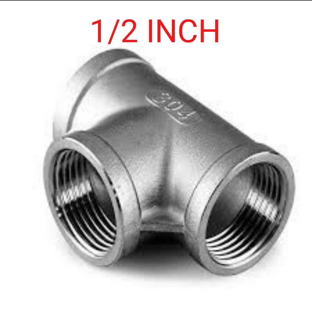 Stainless Steel SUS304 TEE Pipe Fitting ( 1/2 INCH , 3/4 INCH , 1 INCH ...