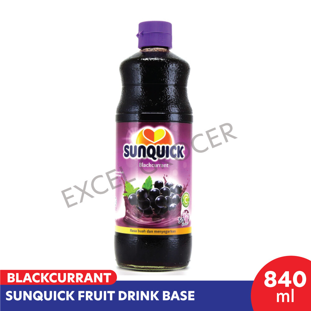 Sunquick Blackcurrant Fruit Drink Base 840ml (EXP : 05/2023) | Lazada