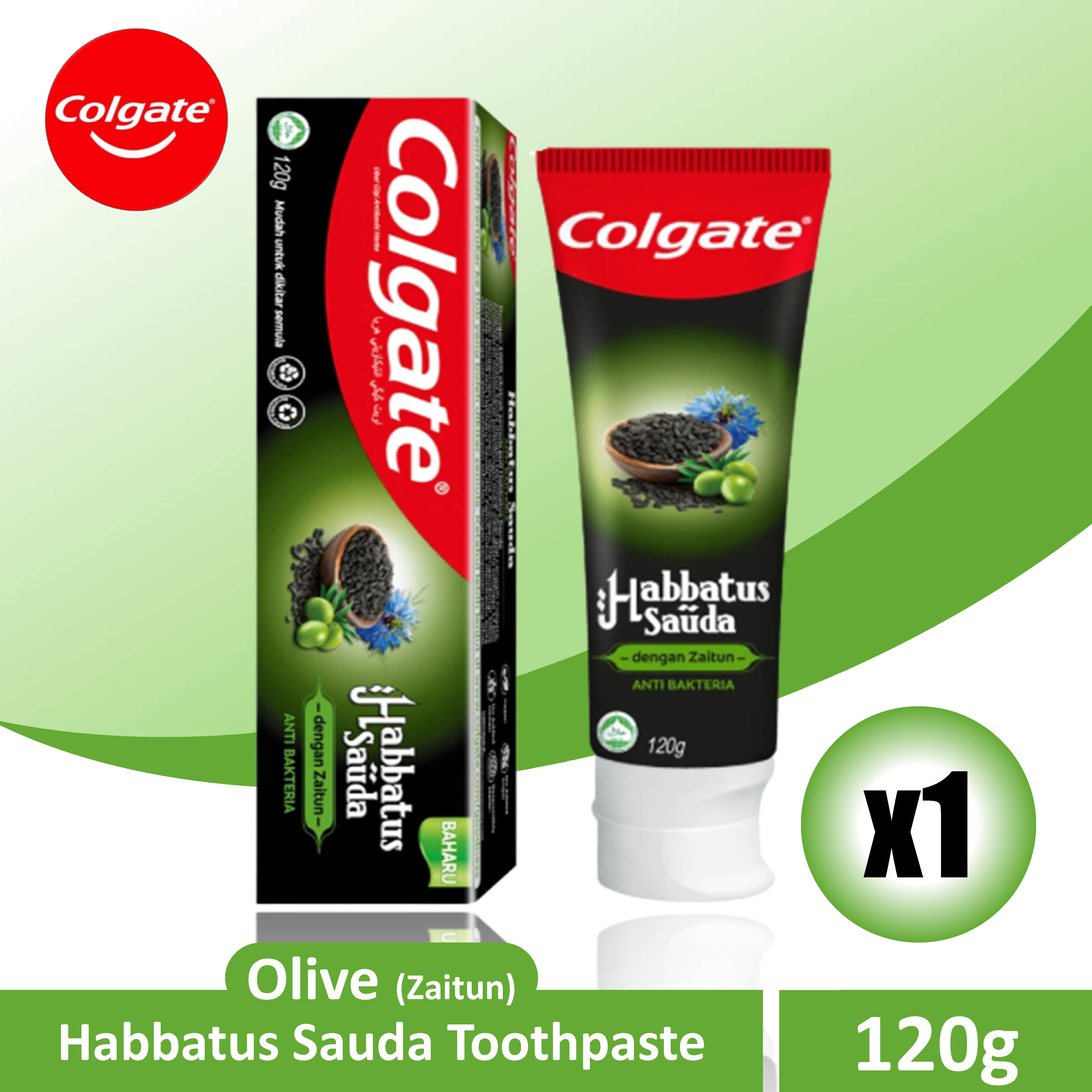 Colgate Habbatus Sauda Olive Toothpaste 120g | Lazada