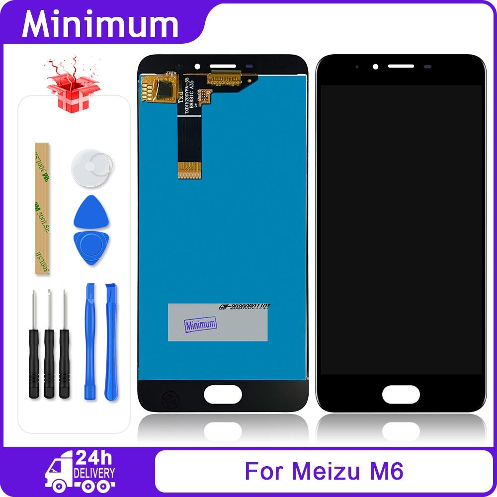 ZZOOI For Meizu M6 M711H M6s M712H M6T LCD Display Touch Screen Digitizer Assembly Replacement ...