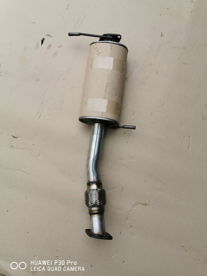 NAZA RIA ORIGINAL CENTER MUFFLER ASSEMBLY WITH FLEXIBLE+GASKET+MOUNTING ...