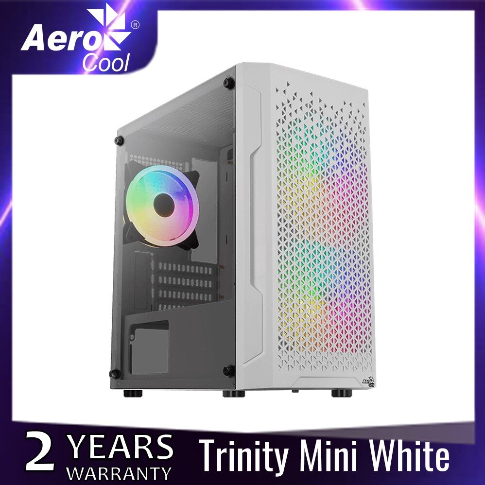 Aerocool Trinity Mini White MINI TOWER CASE | Lazada