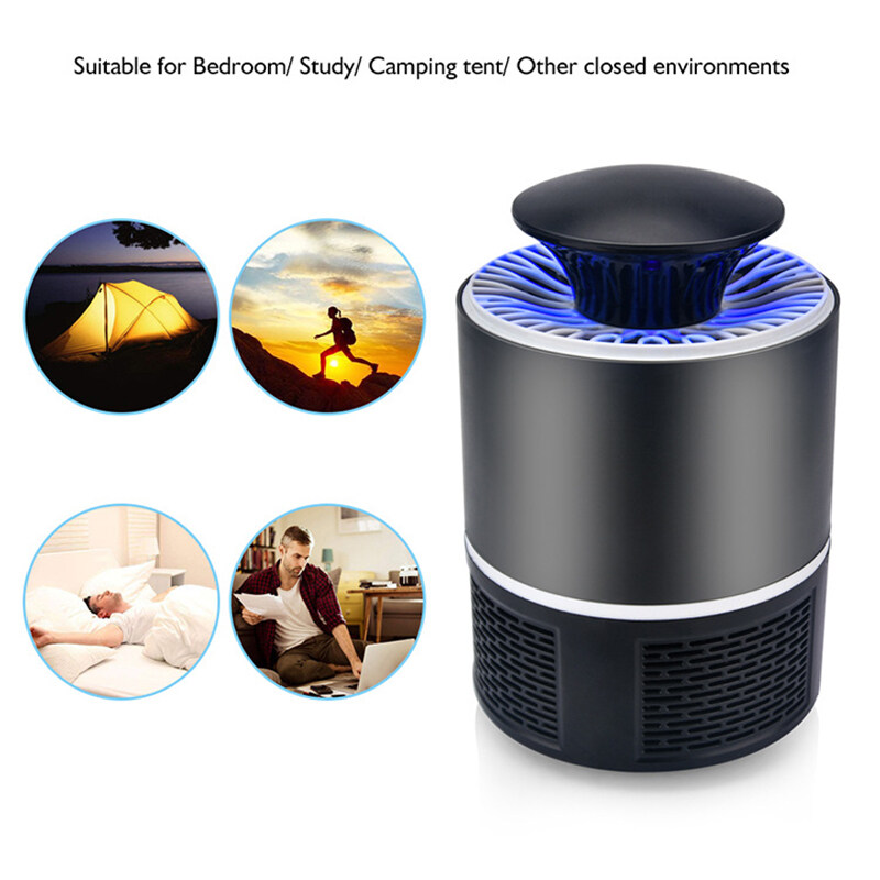 Electric Mosquito Killer Lamp USB Anti Mosquito Trap LED Night Light ...