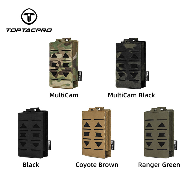 TOPTACPRO Tactical Magazine Pouch For 556 Singel Mag Carrier MOLLE ...