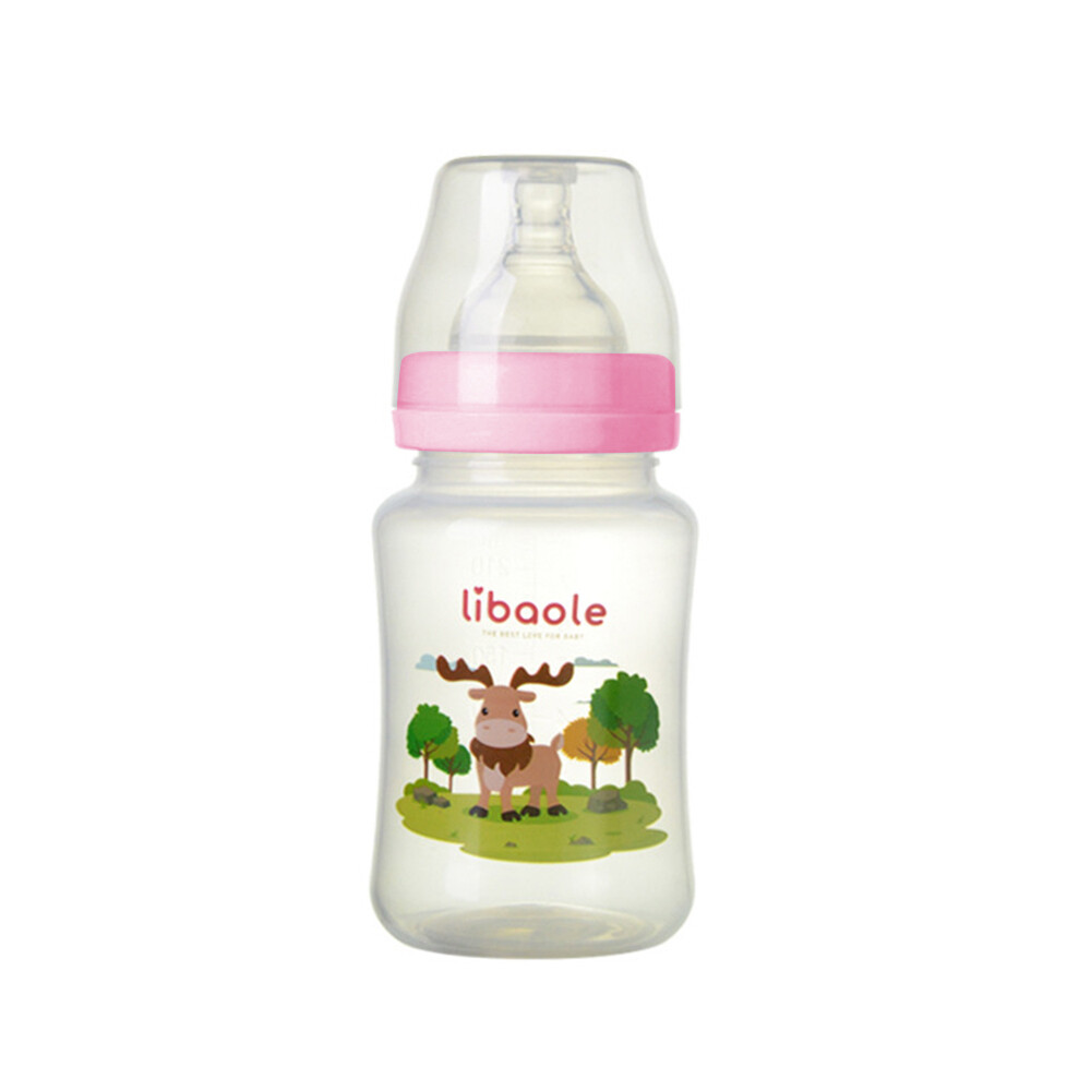 PP240ml Milk Bottle Botol Susu Wide Neck Feeding Nursing Bottle Anti ...