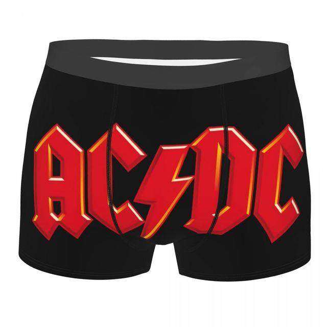 《Everyday Clothing》 Heavy Metal Music AC DC Boxer Shorts Men 3D Printed ...