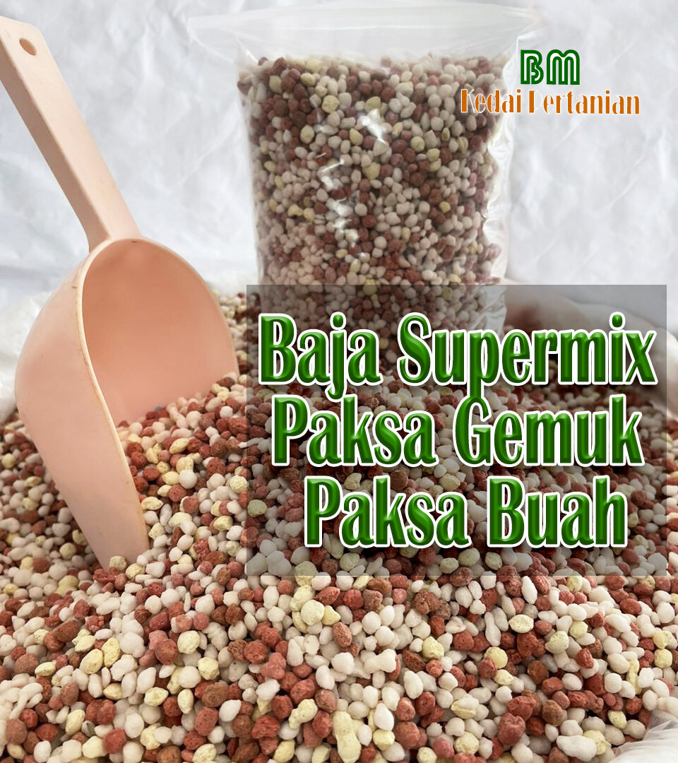 1KG Baja Super Mix / Baja Mix Subur / Bunga / Buah Paksa Gemuk | Lazada