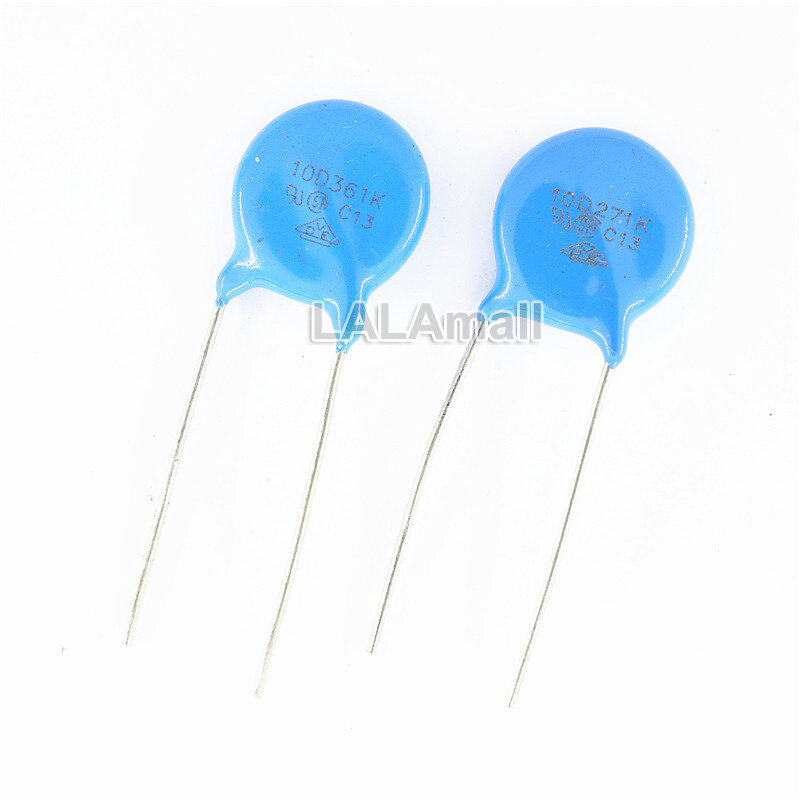 10ชิ้น Varistor 10D101K 10D121K 10D151K 10D181K 10D201K 10D221K 10D241K ...