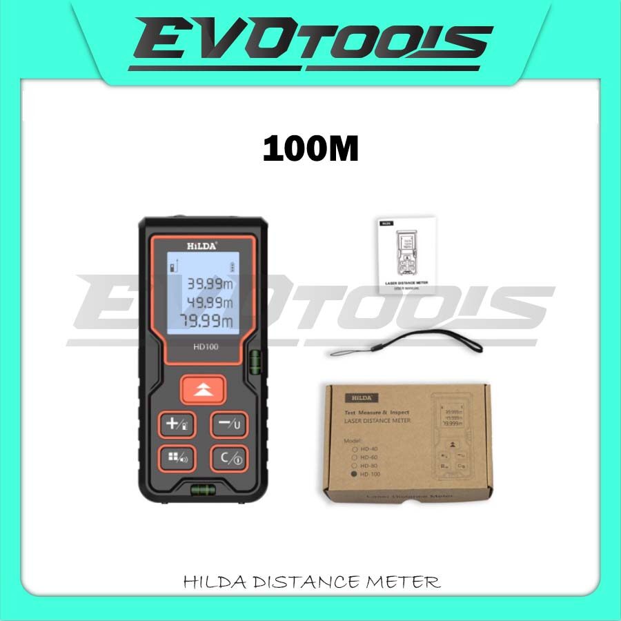 HILDA DISTANCE METER 60M/100M /HANDHELD LASER RANGEFINDER MEASURE ...