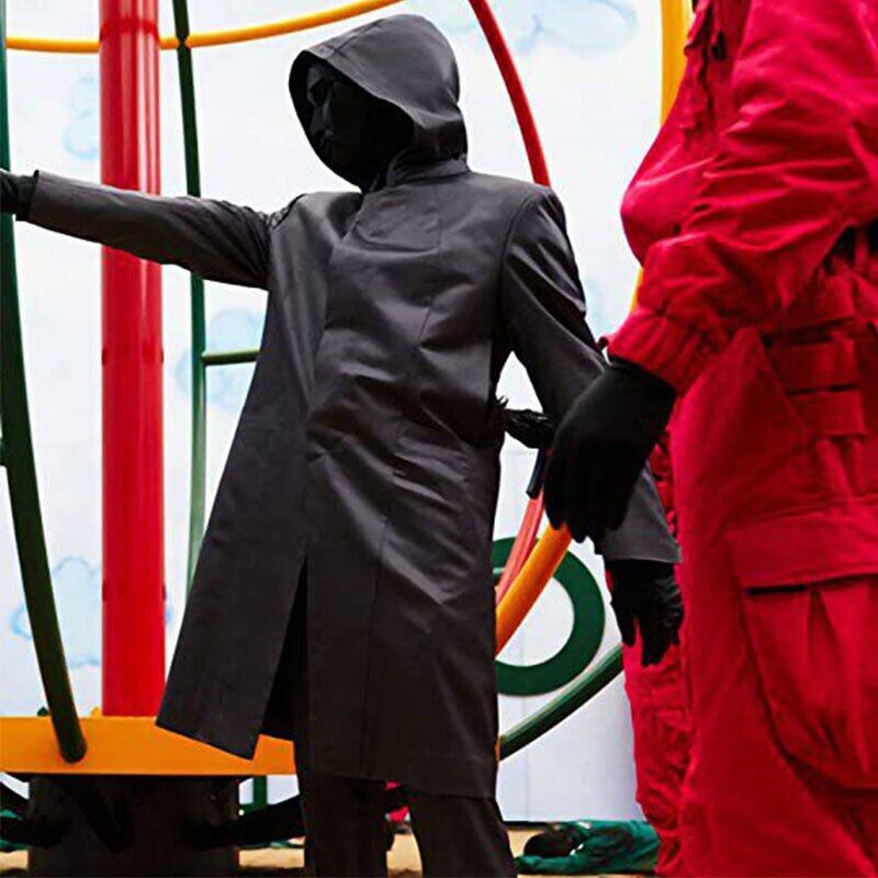 Squid Game Boss Cosplay Costume Villain Front Man Uniform Set Round Six ...