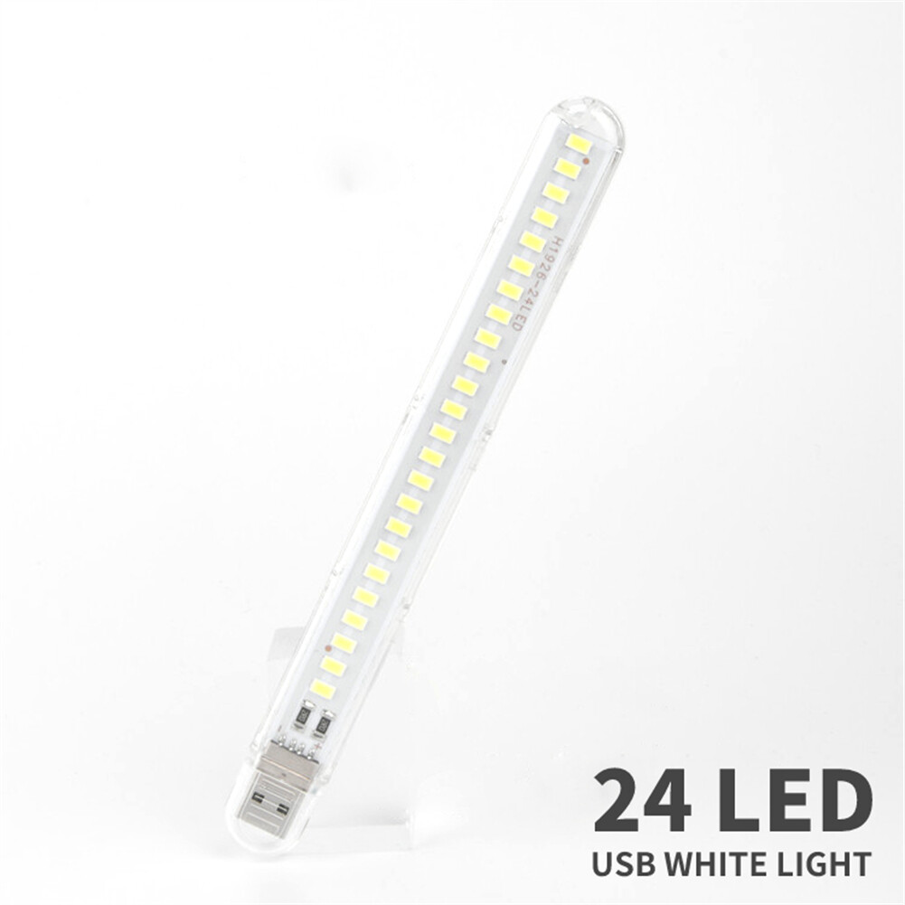 USB แบบพกพาขนาดเล็กโคมไฟ LED 24LED DC5V สว่างมากแสงกลางคืนขนาดเล็กโคมไฟขนาดเล็กคอมพิวเตอร์พกพา ...