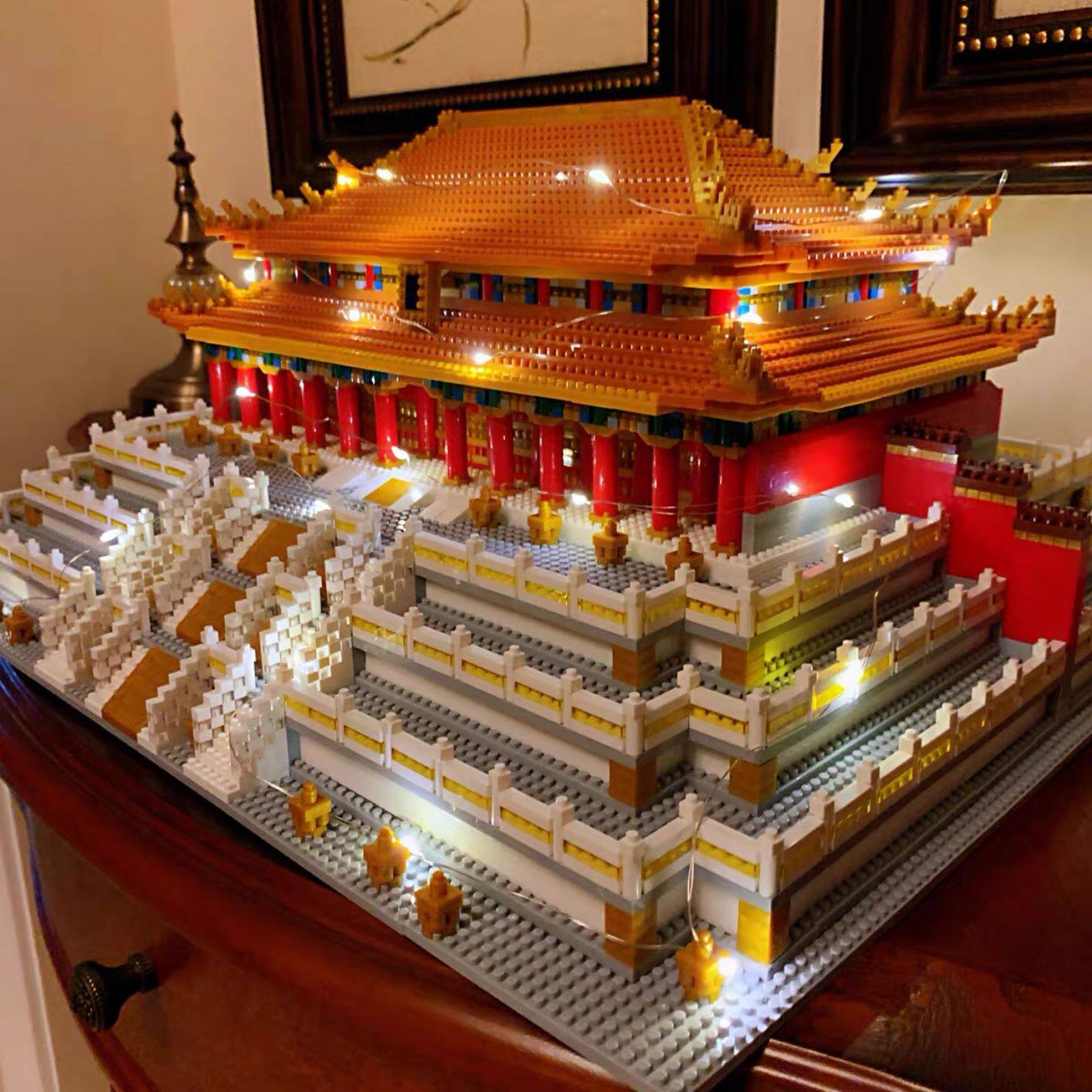 Chinese ancient building blocks Restore the real building ...