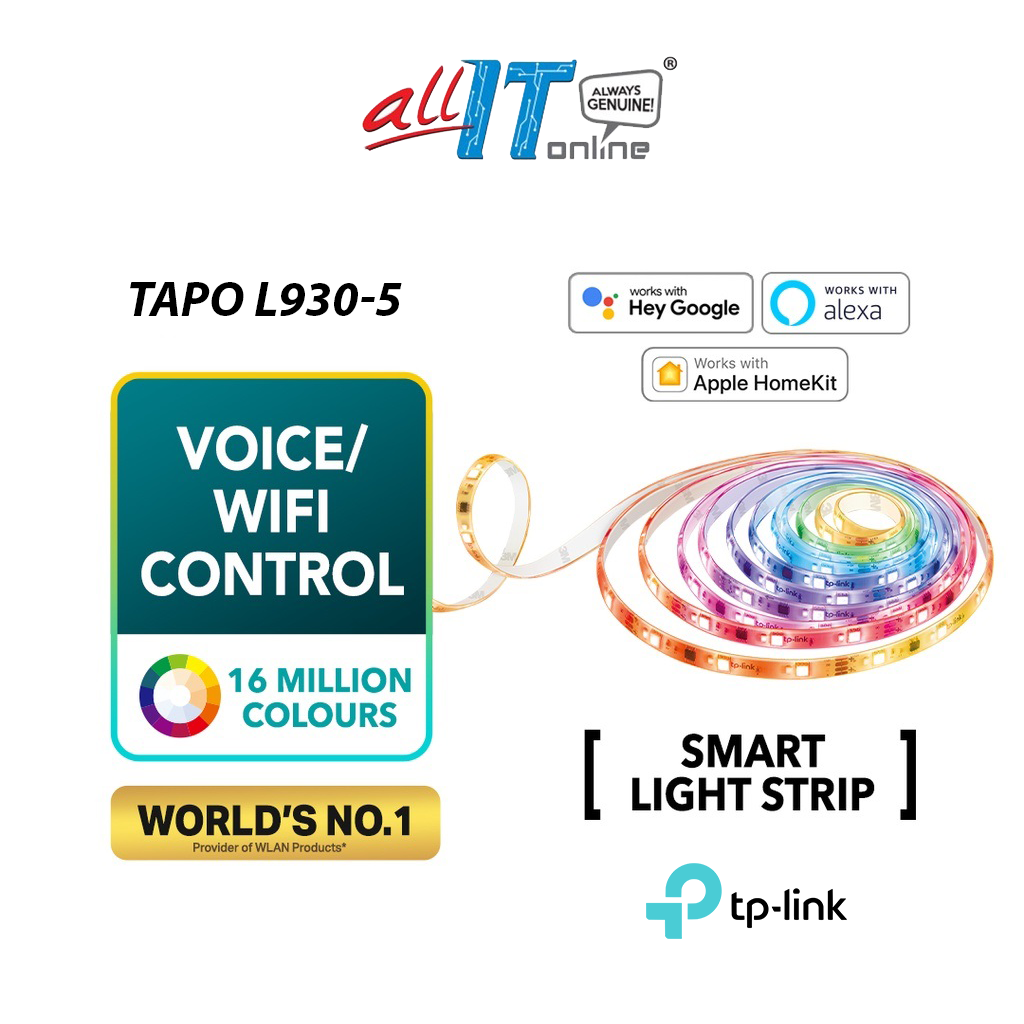 TP-Link Tapo L900-5 RGB / L920-5 RGBIC / L930-5 16M RGB Smart LED Light ...