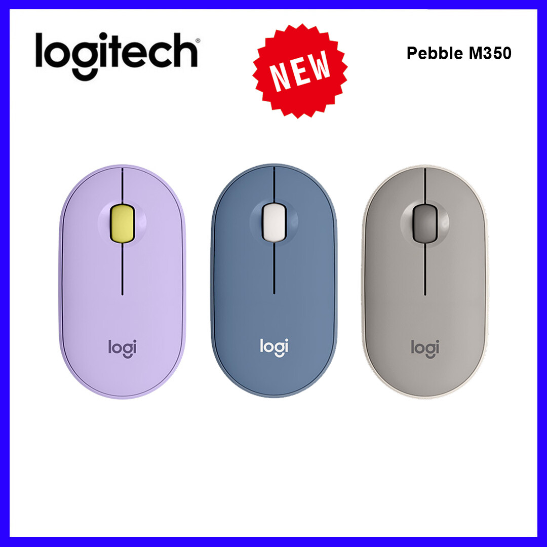 [New Arrival] Original Logitech Pebble M350 Wireless Mouse, Bluetooth ...