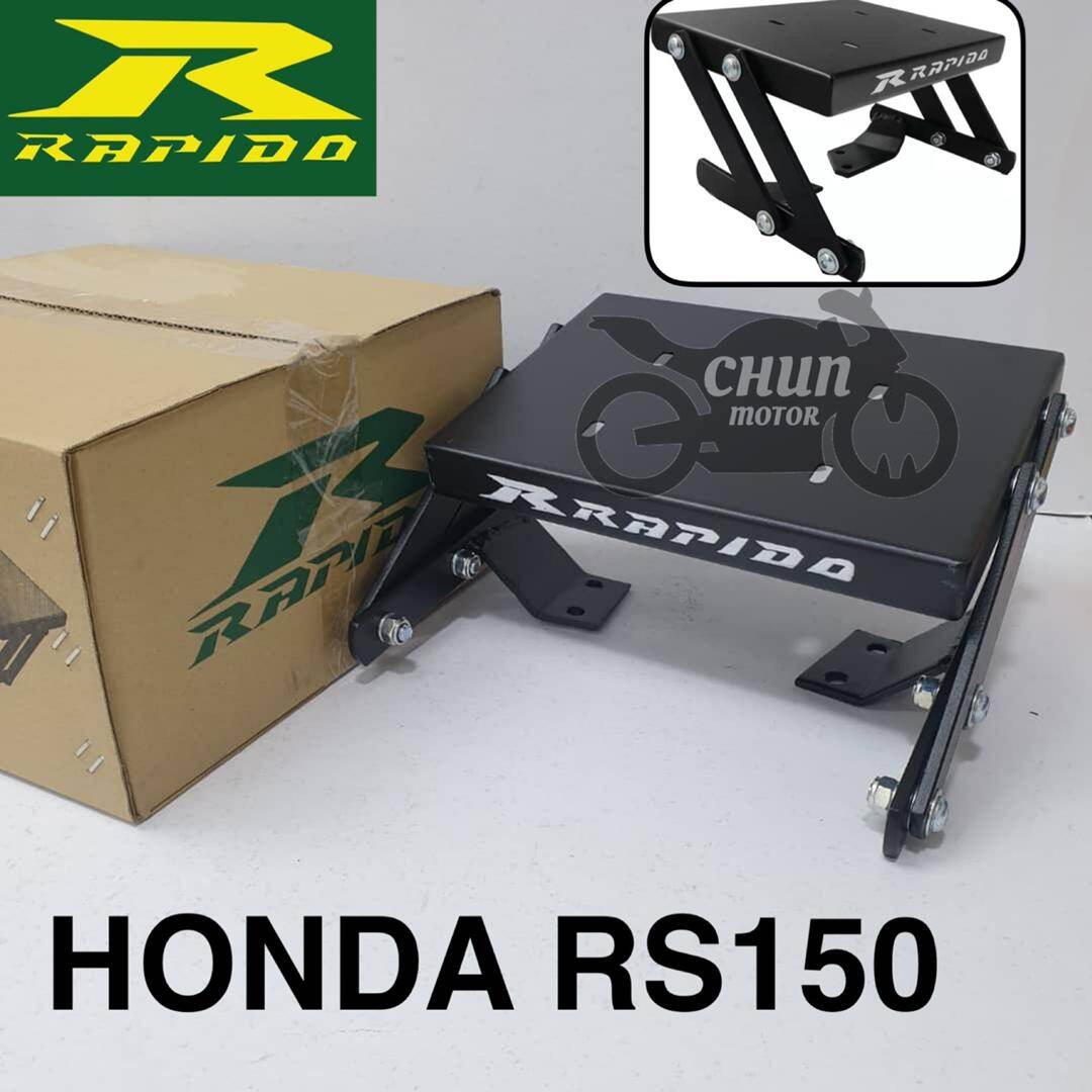 Honda RS150 Rapido Adjustable Rear Rack Monorack (Foodpanda,Grab Food ...