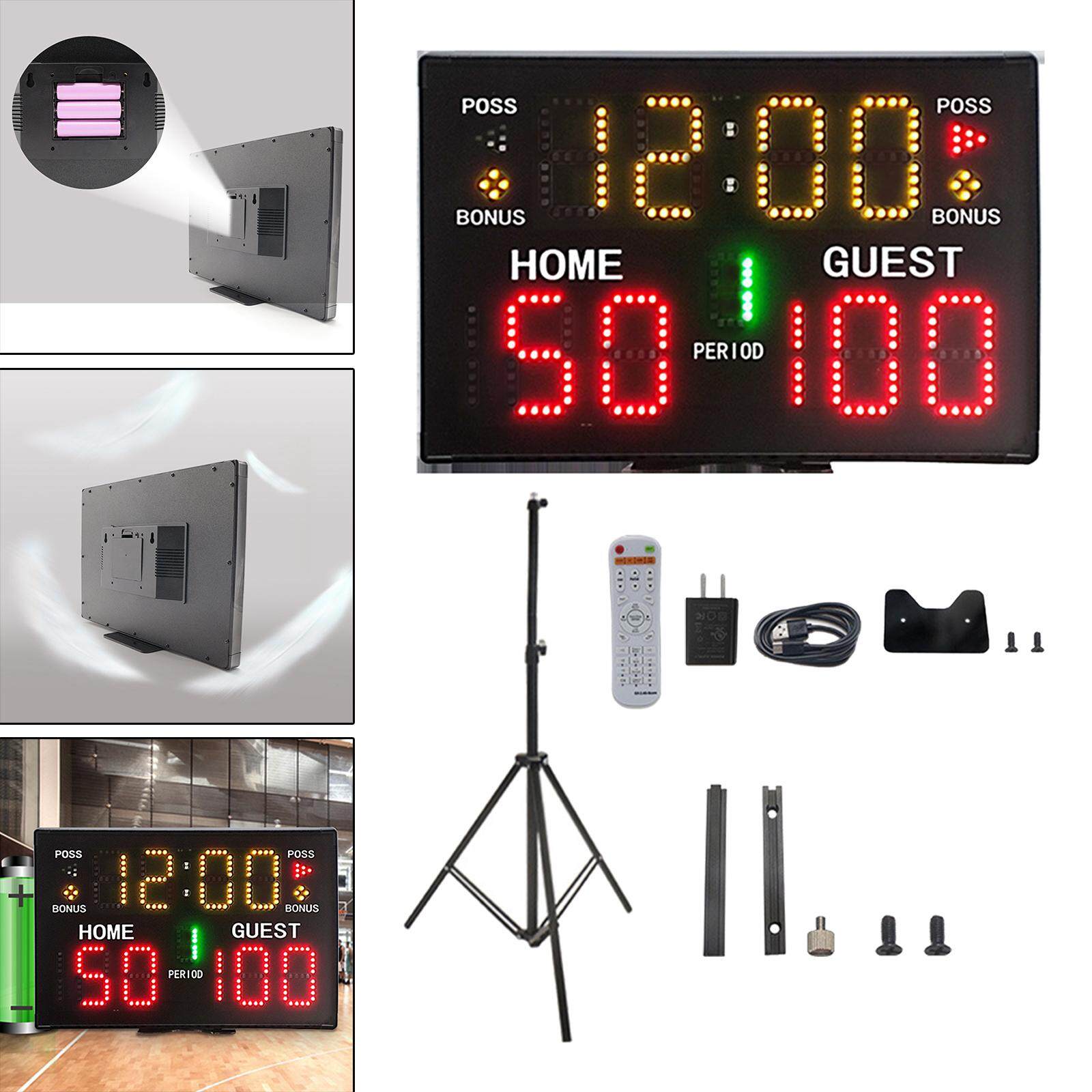 Flameer Digital Scoreboard 2.4G Remote Control 21M Visual Distance for ...