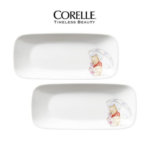 Winnie The Pooh Rectangular Plate 2P Set / Fish Plate | Lazada PH