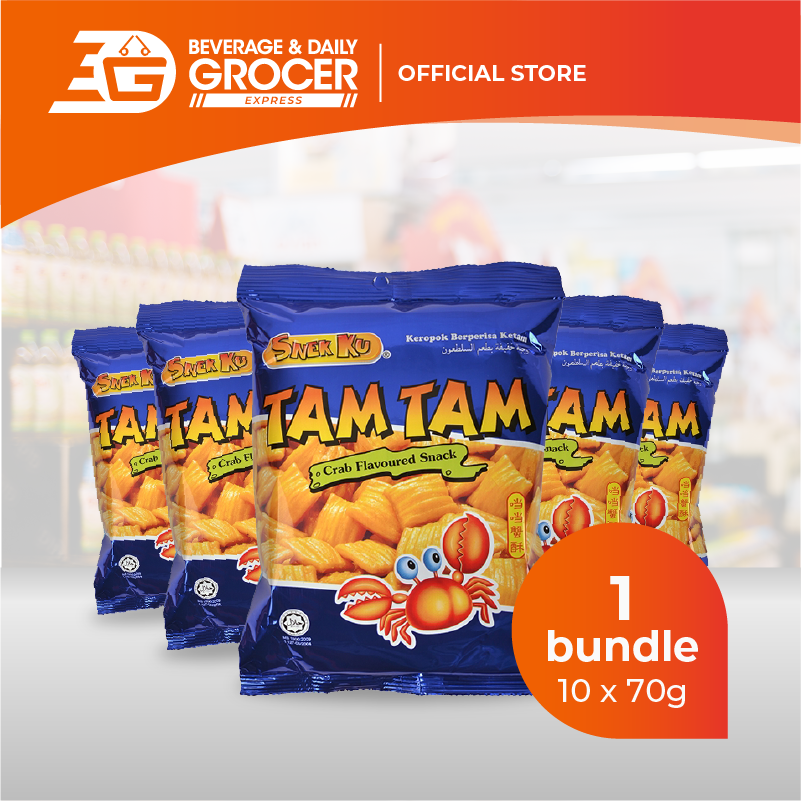 Snekku - Tam Tam Crab Favor (10 x 70g) 1 Bundle | Lazada