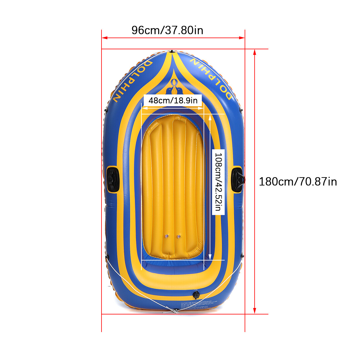 2-Person Inflatable Oared Fishing Boat Kayak River Lake Raft Paddles ...