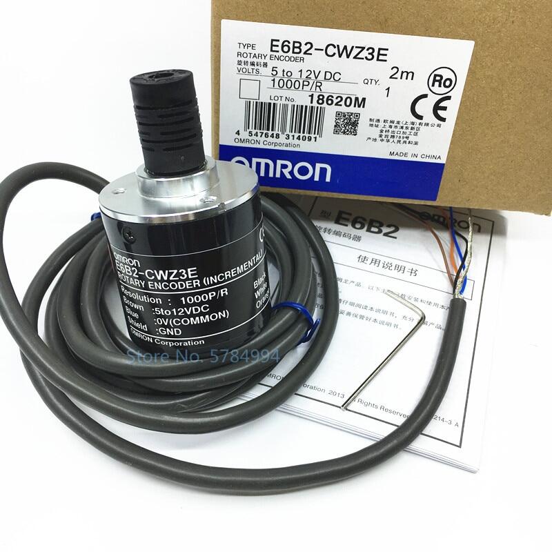 E6B2CWZ3E OMRON Rotary Encoder E6B2-CWZ3E 2500 2000 1200 1024 1000 500 ...