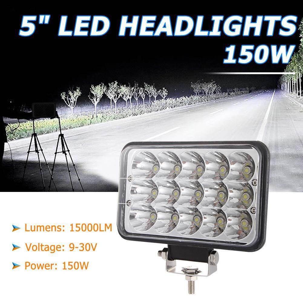 150W 4x6 LED ไฟหน้าออฟโร้ดสูง/ต่ำปิดผนึกลำแสงสำหรับรถบรรทุก Wrangler ...
