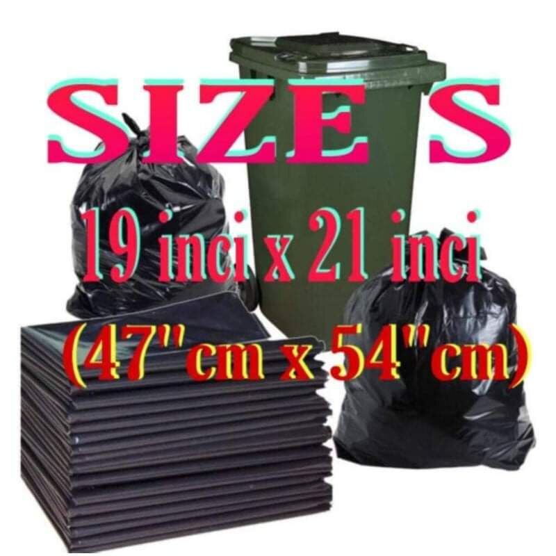 READY STOCK ⭐ PLASTIC SAMPAH/GARBAGE BAG/PLASTIK SAMPAH 30 KEPING | Lazada