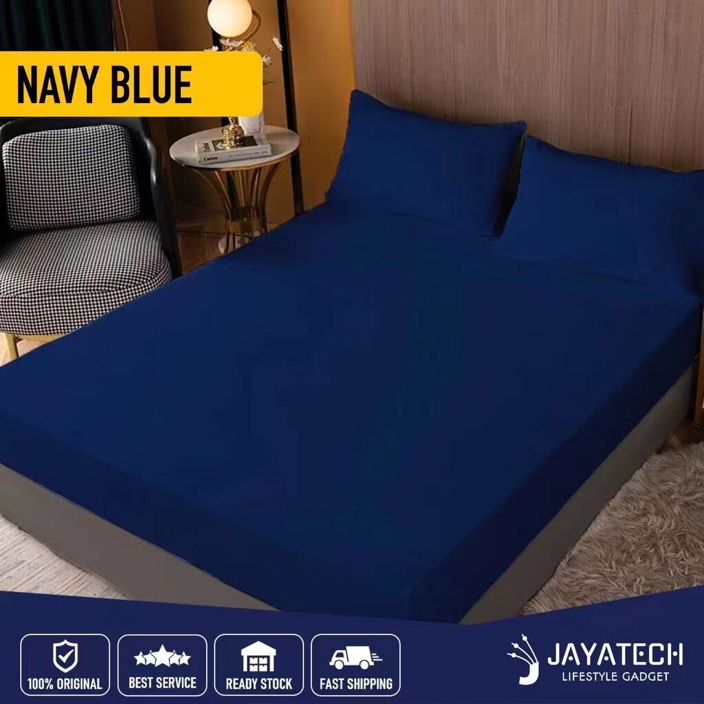 ผ้าปูที่นอนควีนไซส์ 3in จำนวน 1 ชุด สีเทา สีส้ม สีขาว สีน้ำเงิน สี ...