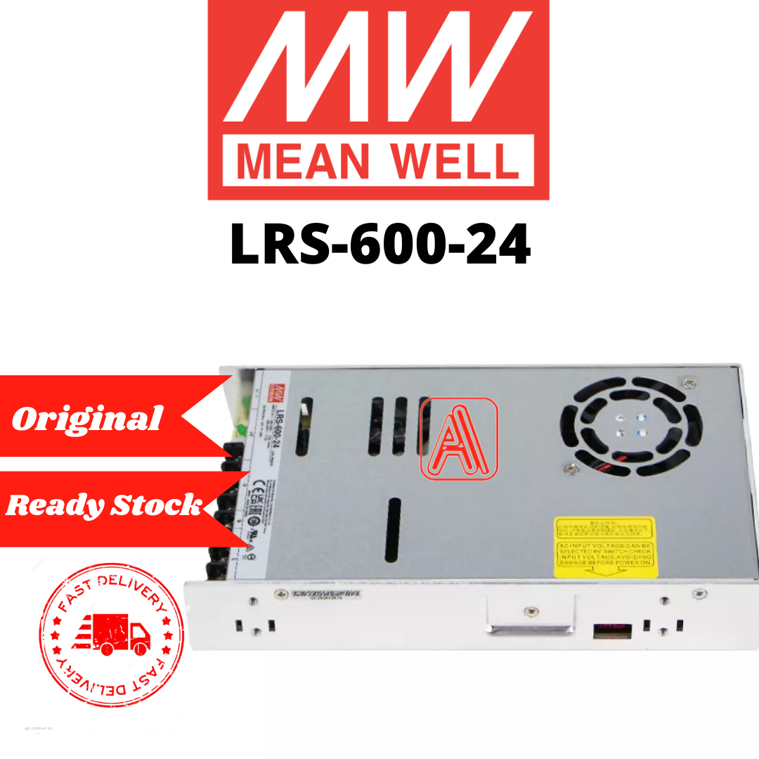 Mean Well LRS-600-24 600W 24V 25A AC-DC Switching Power Supply Meanwell ...