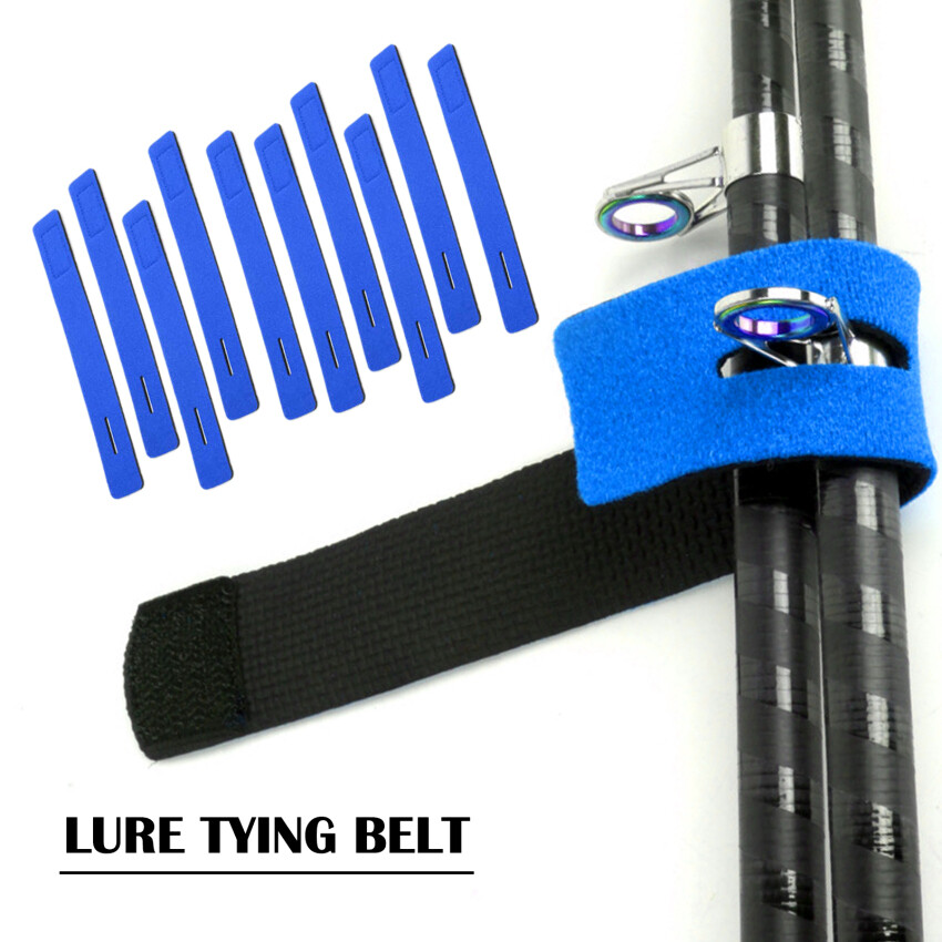 10 Pieces Of Fishing Rod Tie Entrainment Outdoor Fishing Rod Carrying ...