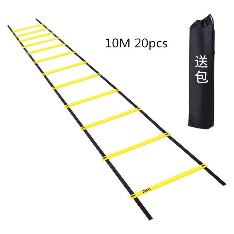 Agility Ladder Football Training Nylon Speed Ladder Foldable Rope ...