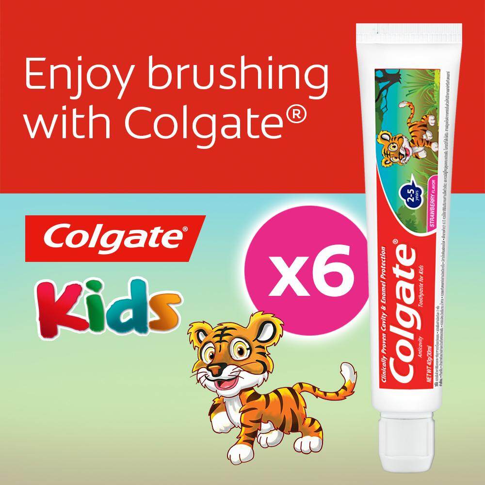 Colgate Kids Tiger Toothpaste 40g [Bundle of 6] | Lazada
