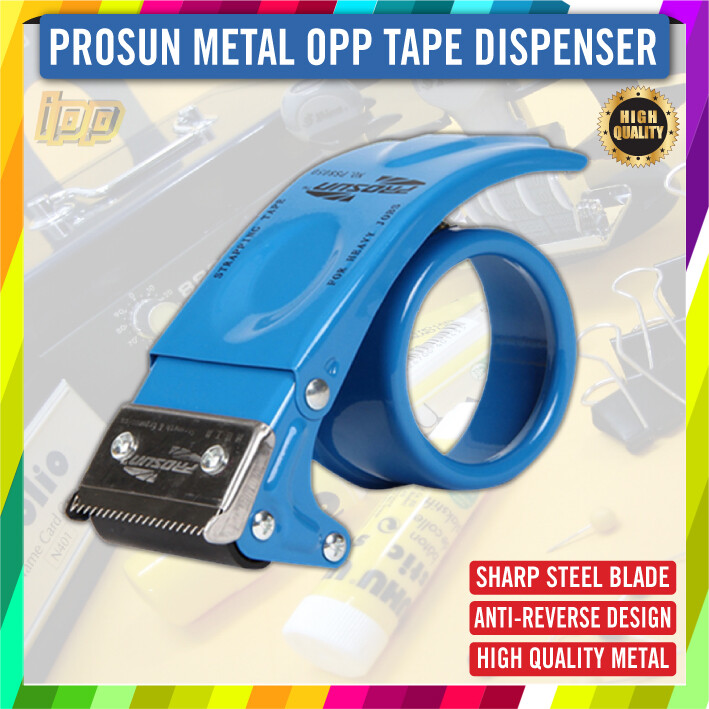 PROSUN Metal Opp Tape Dispenser 48mm / Heavy Duty Metal Opp Tape Cutter ...