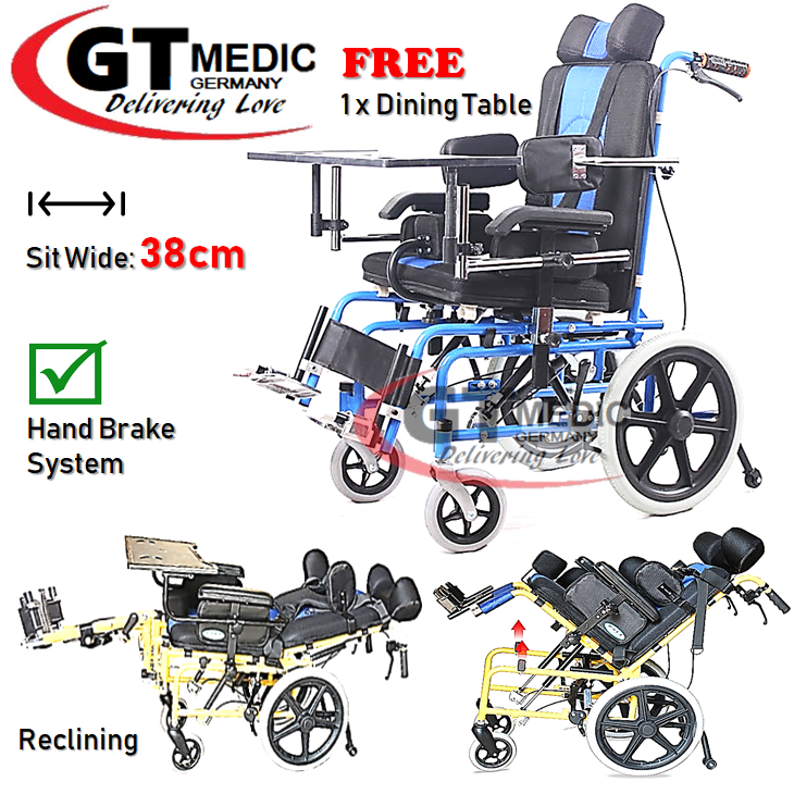 COMBO SET【INCLUDED: 1 x Wheelchair Dining Table】- Lie Down Wheelchair ...