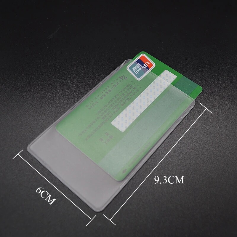 80% off Waterproof Transparent Pvc Card Cover Silicone Plastic ...