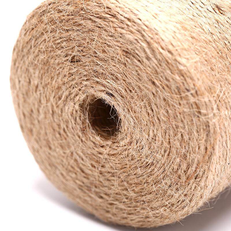 TANG Natural Hemp Linen Cord Twisted Burlap Jute Twine Rope String DIY ...