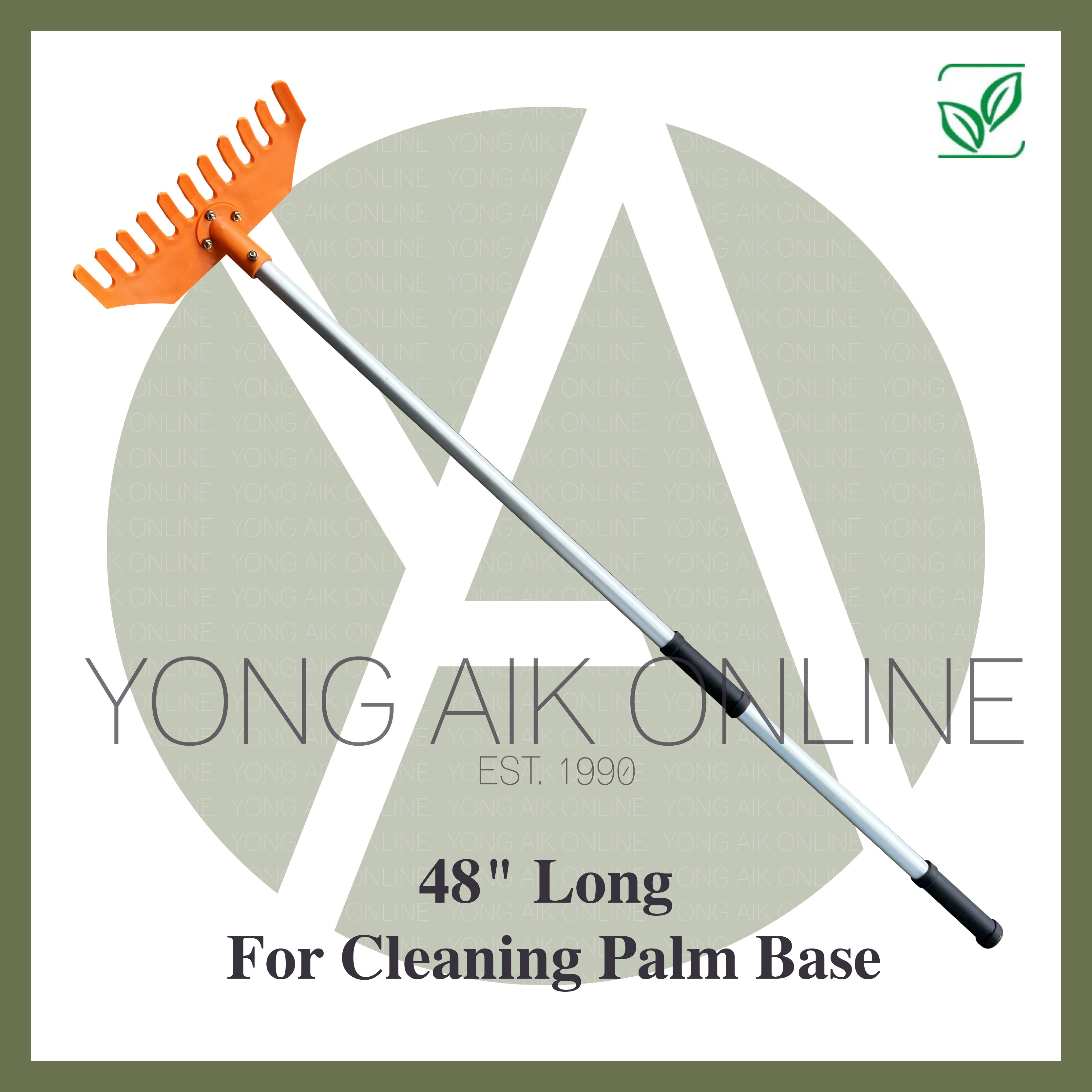 48" Long For Cleaning Palm Base | Loose Fruits Collector Rake Buah ...