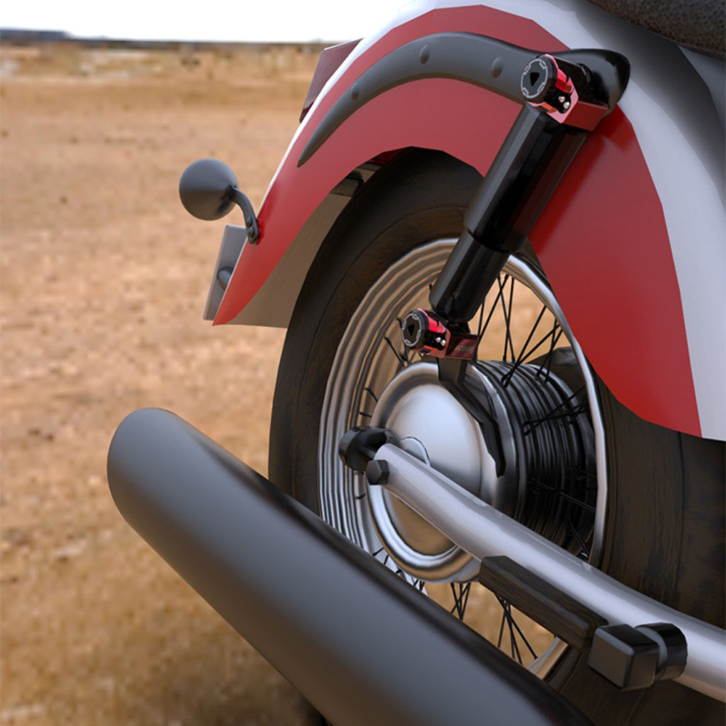 Lohobby Rear Shock Absorber Anti-theft Lock for Yamaha Xmax 125 250 300 ...