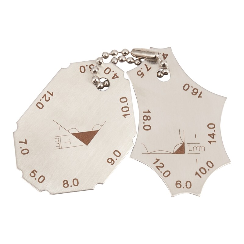 2Pcs Welding Gauge Key Weld Surface Joint Inspection Measure Tools ...