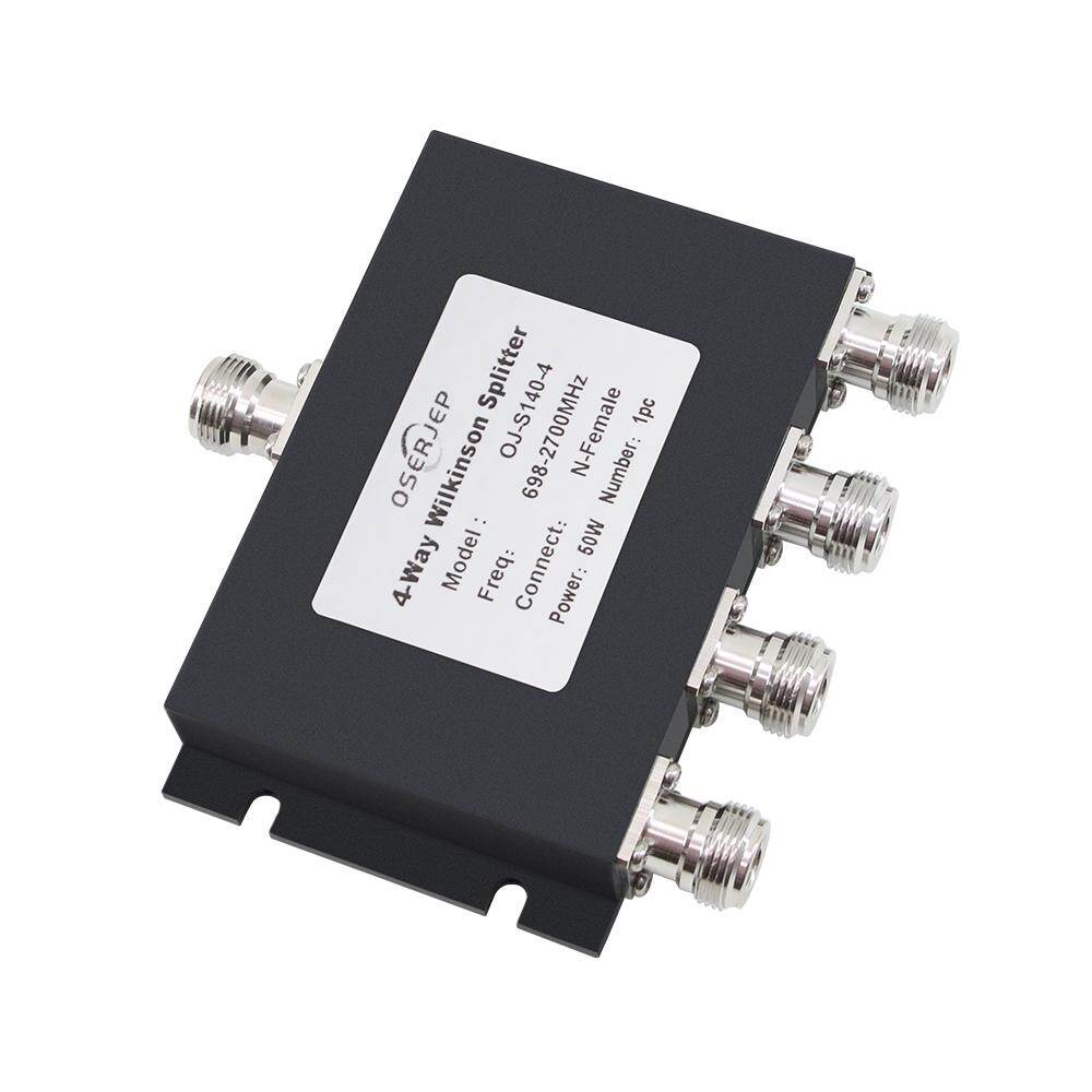 698 ~ 2700MHz Power Splitter Splitte 4-Way N หญิง Splitter Power ...