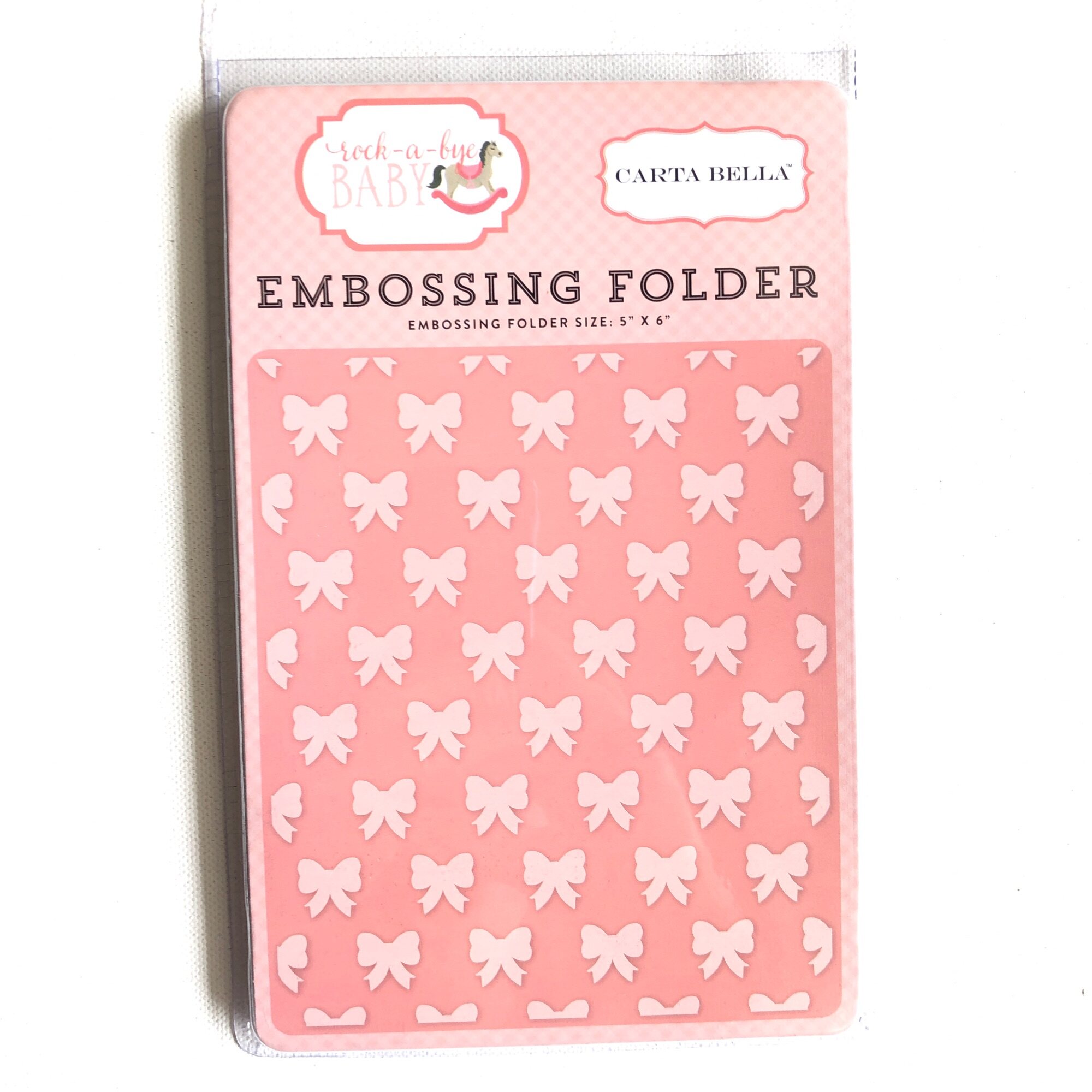 Carta Bella Embossing Folder 5"X5.875" Rock-A-Bye, Petite Bows | Lazada