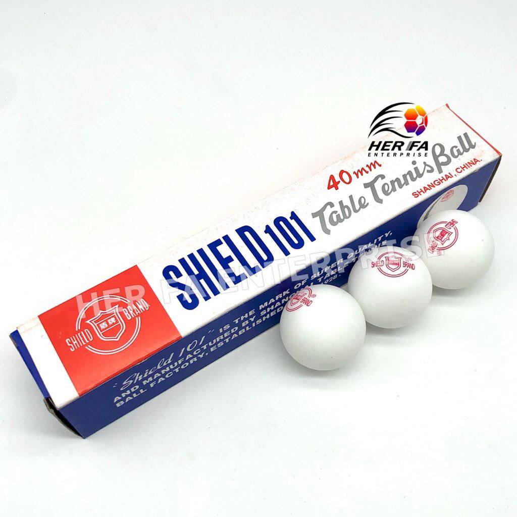 Table Tennis Ball Shield S101 China Brand Ping Pong (6pcs/Tube) White ...