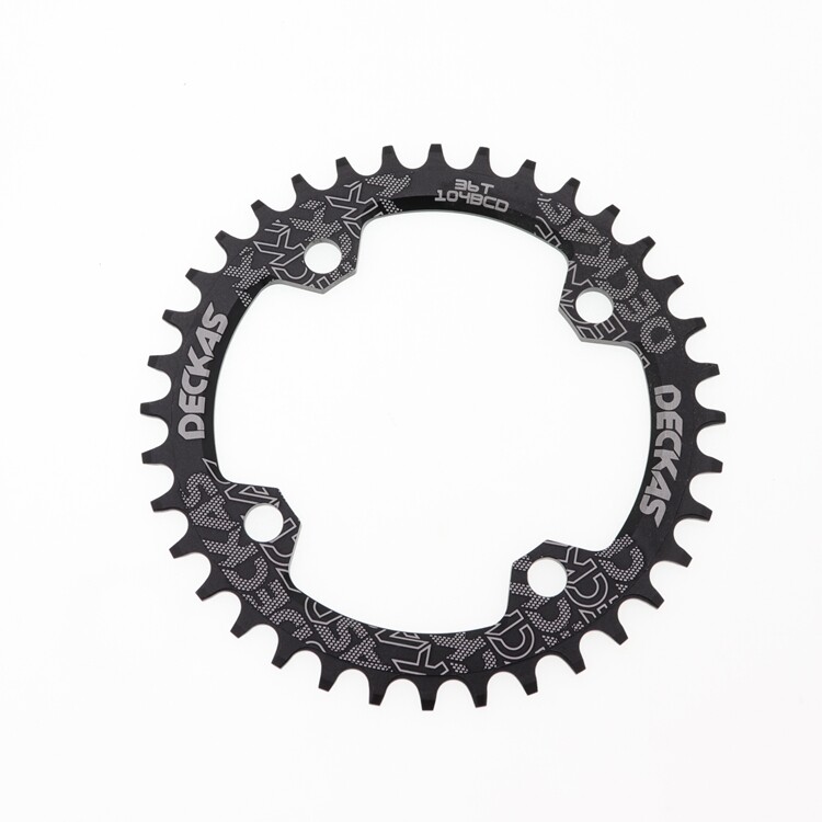 Deckas 104BCD Round Narrow Wide Chainring 104bcd MTB 30T 32T 34T 36T 38T Chainring Crankset ...