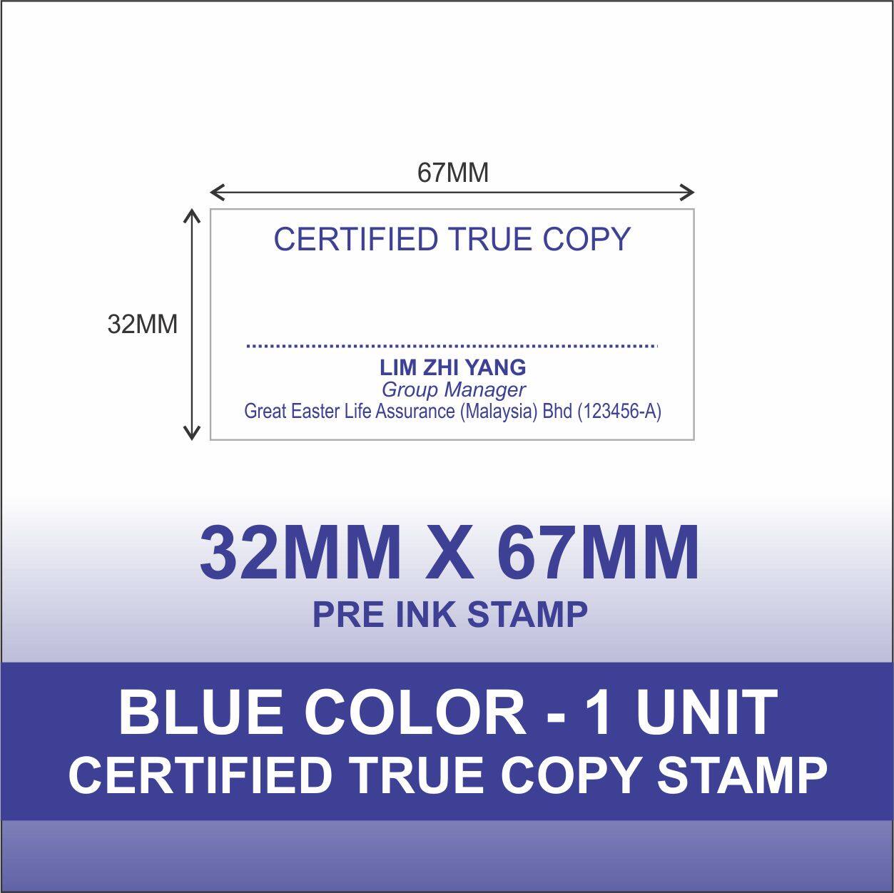 Rubber Stamp / Self Ink Rubber Stamp / Pre Ink Rubber Stamp / CERTIFIED ...