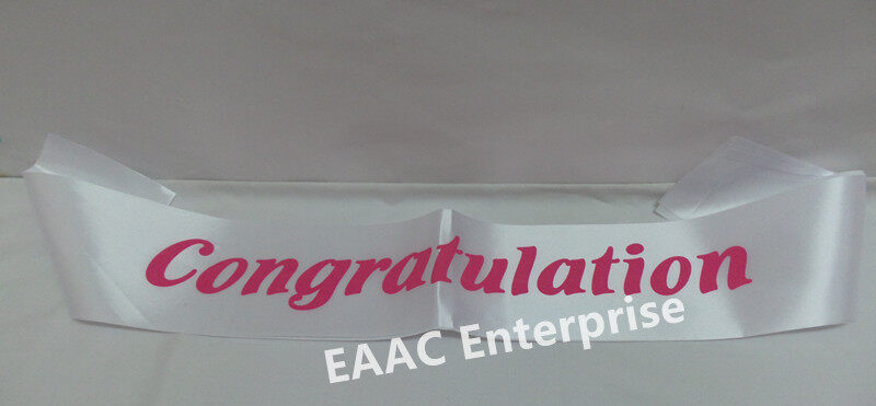 Ready Stock Party Events CONGRATULATIONS Congratulation Sash Selempang ...