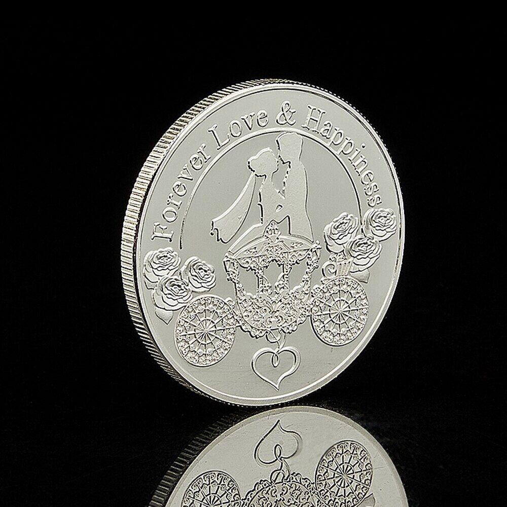 Love Bird 1OZ Fine Silver Plated Coin Love Is Precious An Affectionate ...