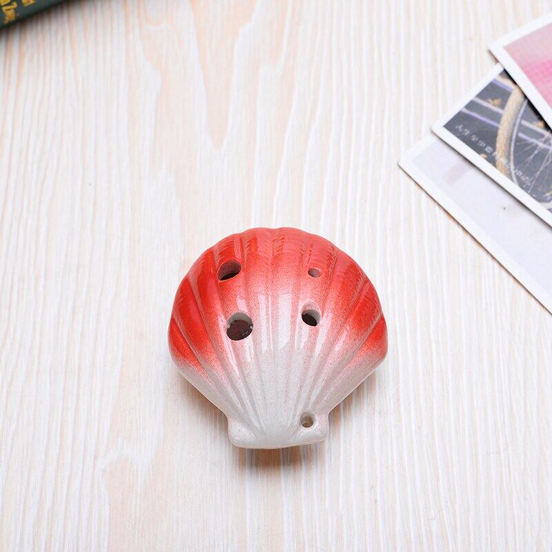 3 Colors Ocarina 6 Hole Shell Small Ocarina Alto C Tone Beginner ...