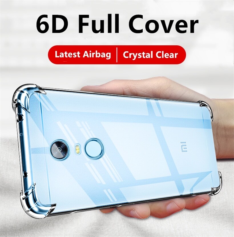 Ardofo Casing For Xiaomi Redmi 5 Plus Soft Silicone Protective Four ...