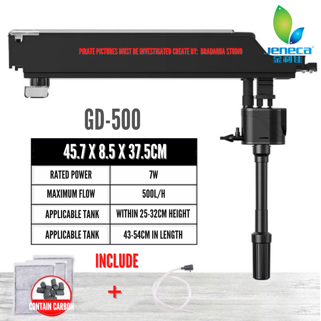 JENECA Aquarium Internal Power Top Filter GD-320/ GD-400/ GD-500/ GD ...