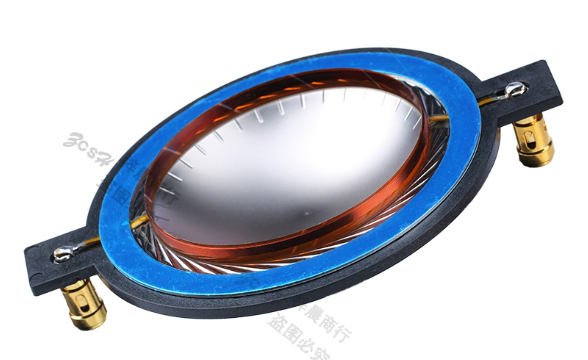 2022 latest 74.5mm tweeter voice coil imported titanium film round flat ...
